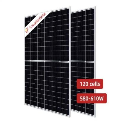 Canadian Solar Bifacial High Power Dual Cell PERC Module 580W 585W 590W ...