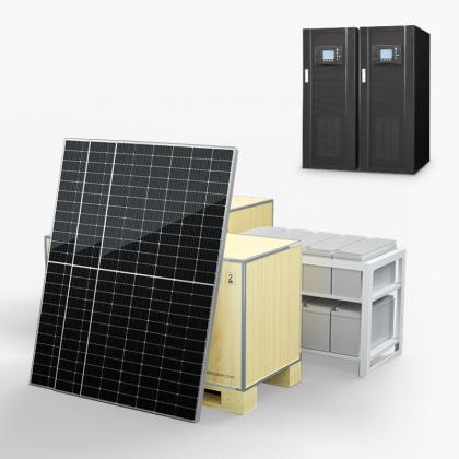 Off Grid UPS System 100KW 150KW 300KW PV Solar Solution For School