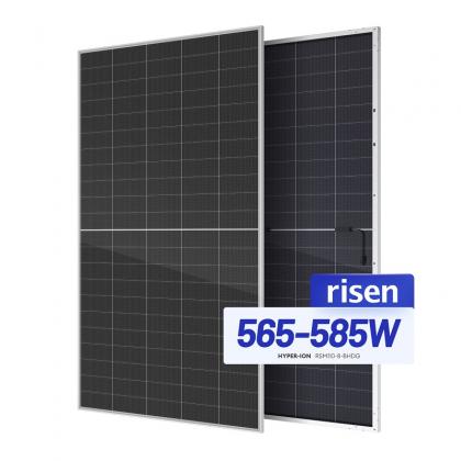 Risen HJT Aluminum Frame Solar Module 570W 575W 580W Residential Solar ...