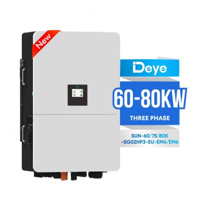 Deye Three Phases Hybrid 60KW Solar Inverter SUN-60K-SG02HP3-EU-EM4